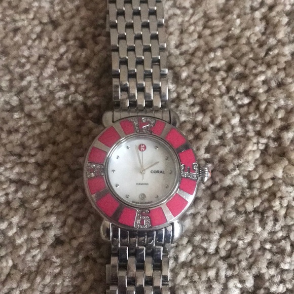 Accessories | Authentic Michelle Coral Watch | Poshmark